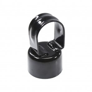 Black Vinyl Post Cap Loop - K and K Fence | Indianapolis – K & K Fence ...
